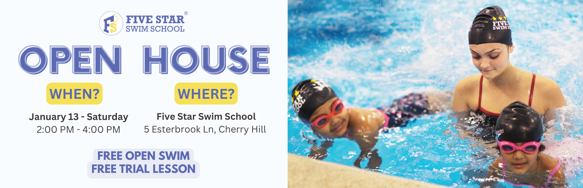Cherry Hill NJ - Five Star Swim School - Swimming Lessons